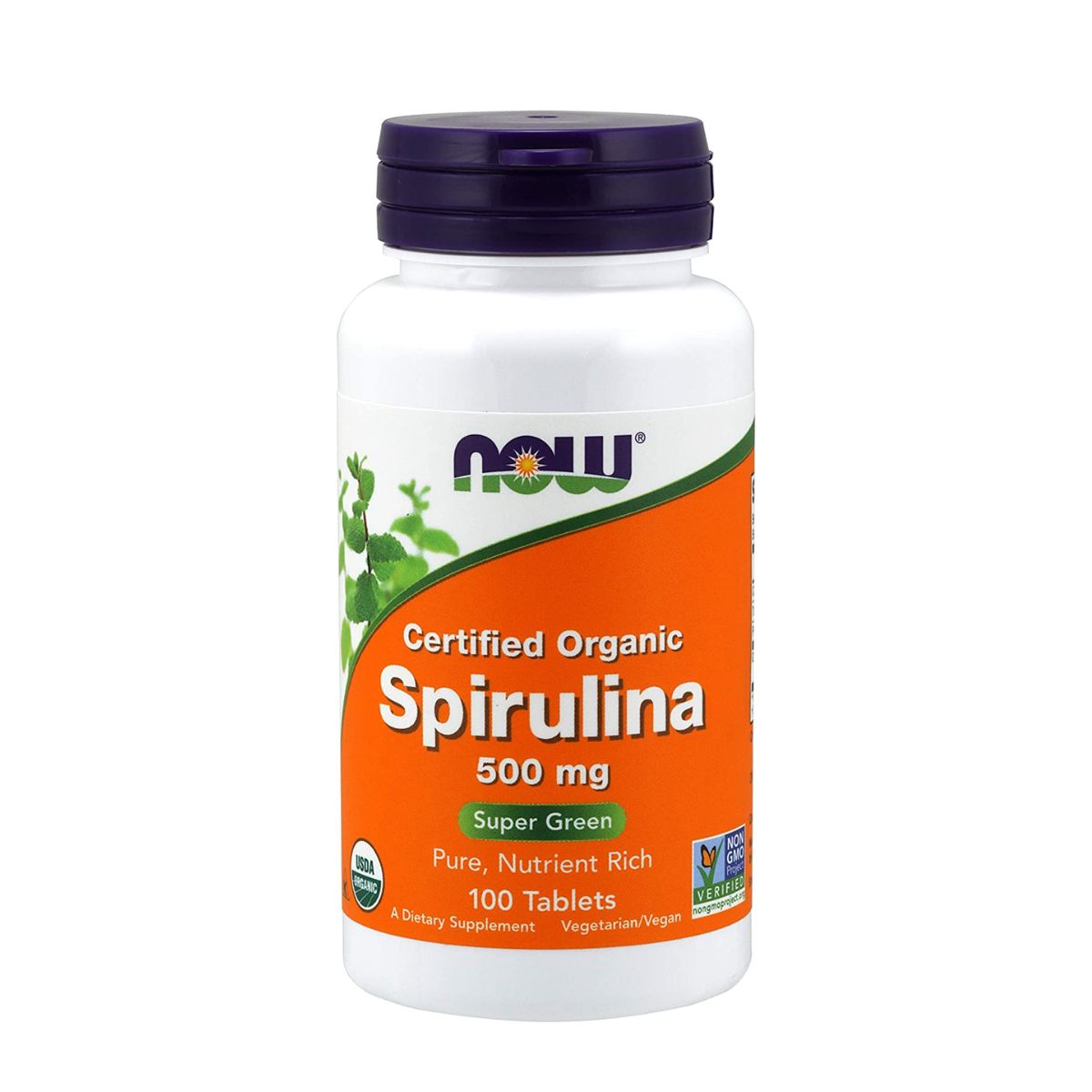 NOW SPIRULINA 500MG X 100 TABLETS